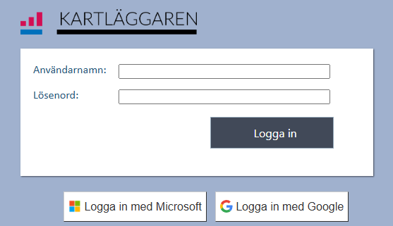 Logga in elev - Kartläggaren